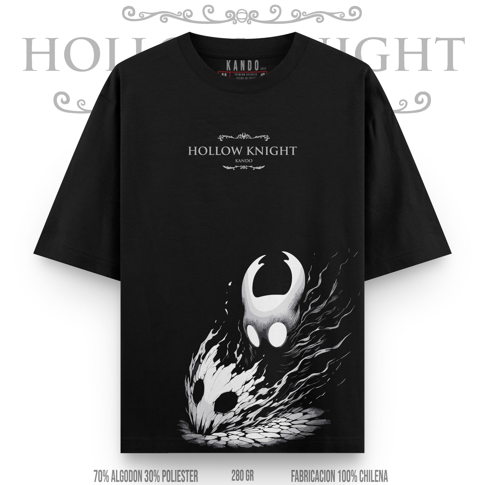 Kando Gaming Polera Heavy Oversize - Hollow Knight – kandochile